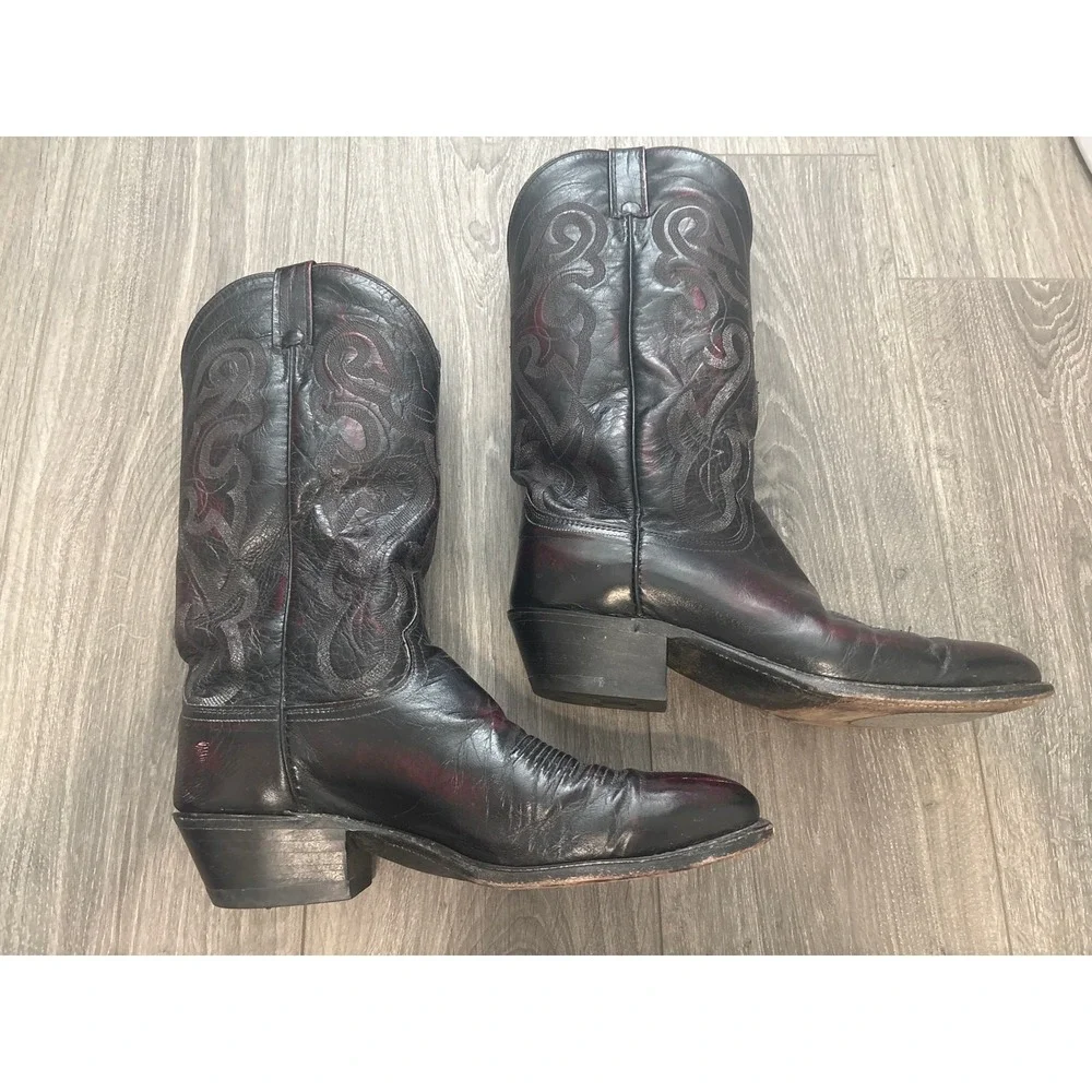 Dan Post | Shoes | Dan Post Cowboy Boots Mens 95 Ew Black Leather ...